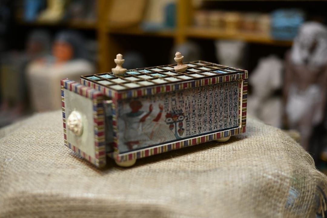 Antique Senet Game-egyptian Games-egyptian Unique Senet Game Board ...