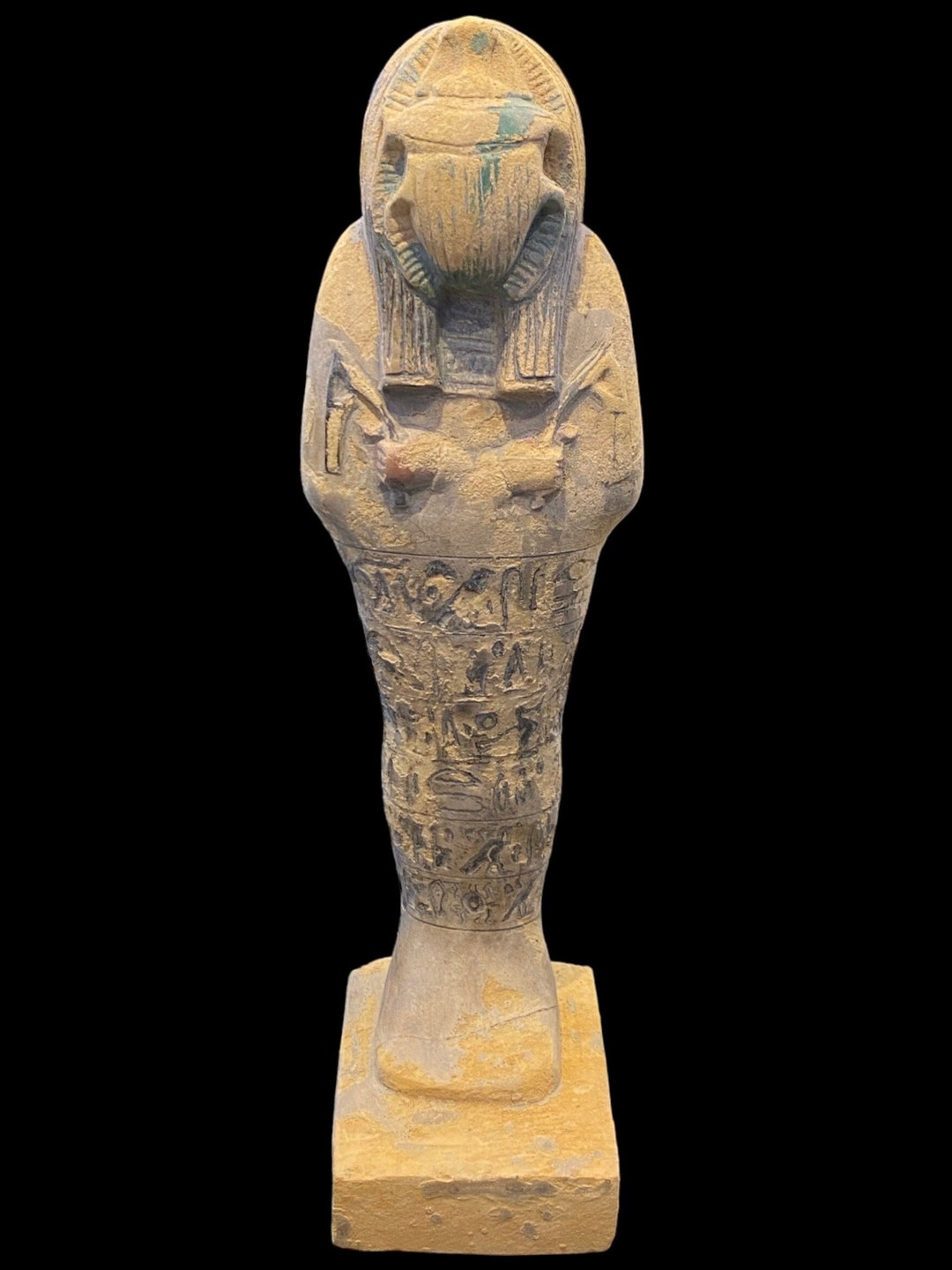 Vintage Khepri Statue Ancient Egyptian God Scarab Antiques Sculpture ...