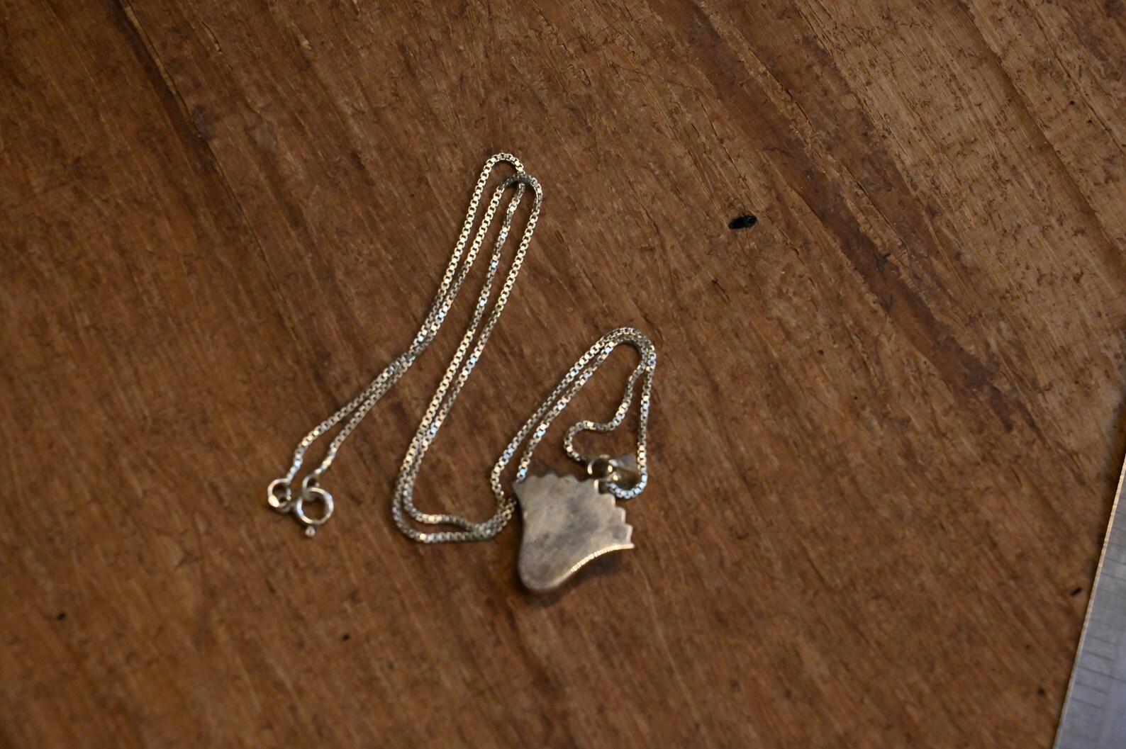 Lotus Flower/amulet-necklace-silver Inlaid With Lapis Lazuli - Etsy