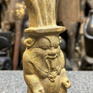 Marvelous Bes Statue-egypt God of Fun Pleasure-childhood in Ancient ...