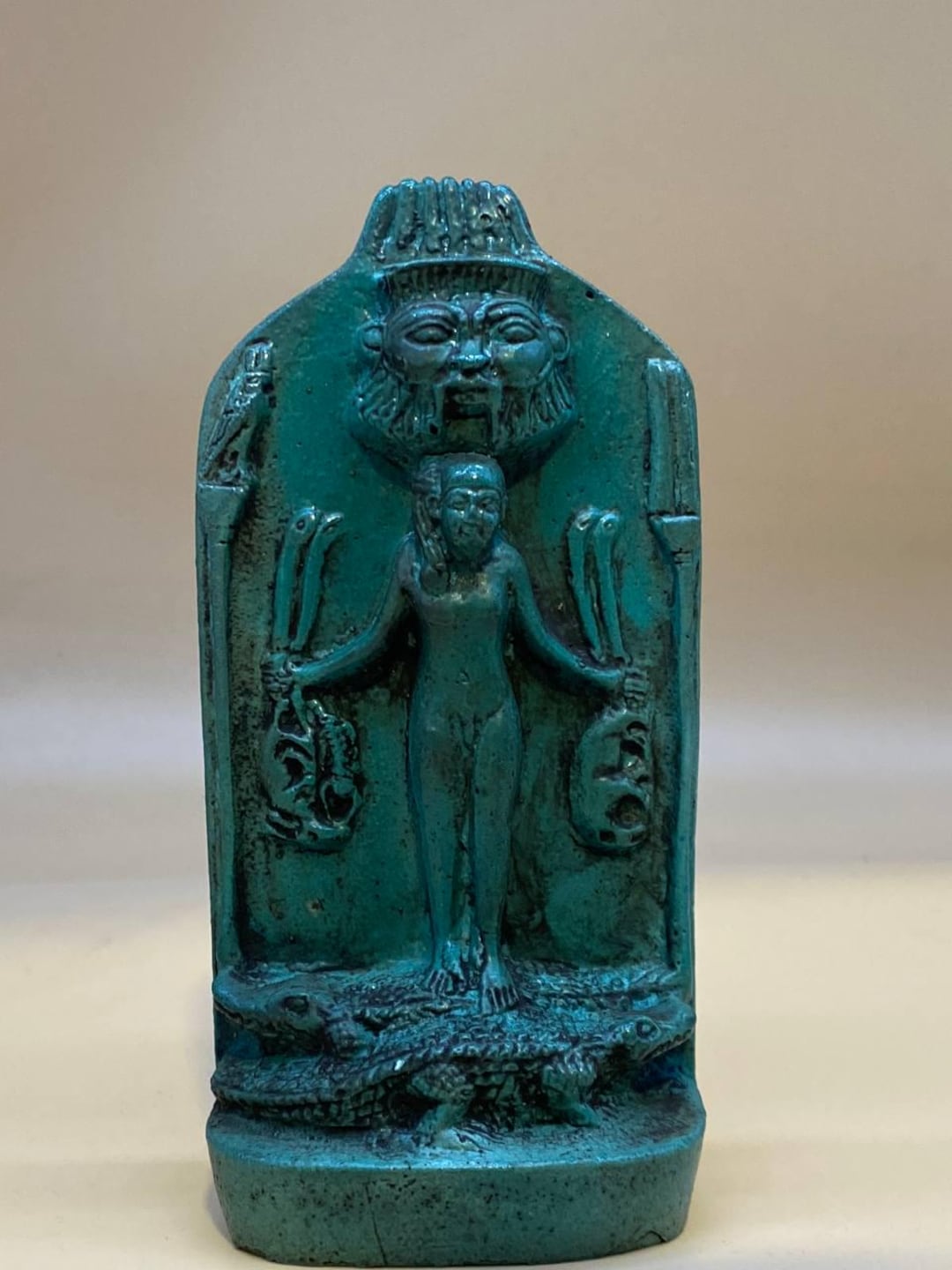 Magical Stele of Harpocrates Horus Disc Magic Statue of the God Horus ...