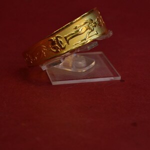 Pretty Golden Hathor Bracelets/handmade/silver Coated by Gold /-replica ...