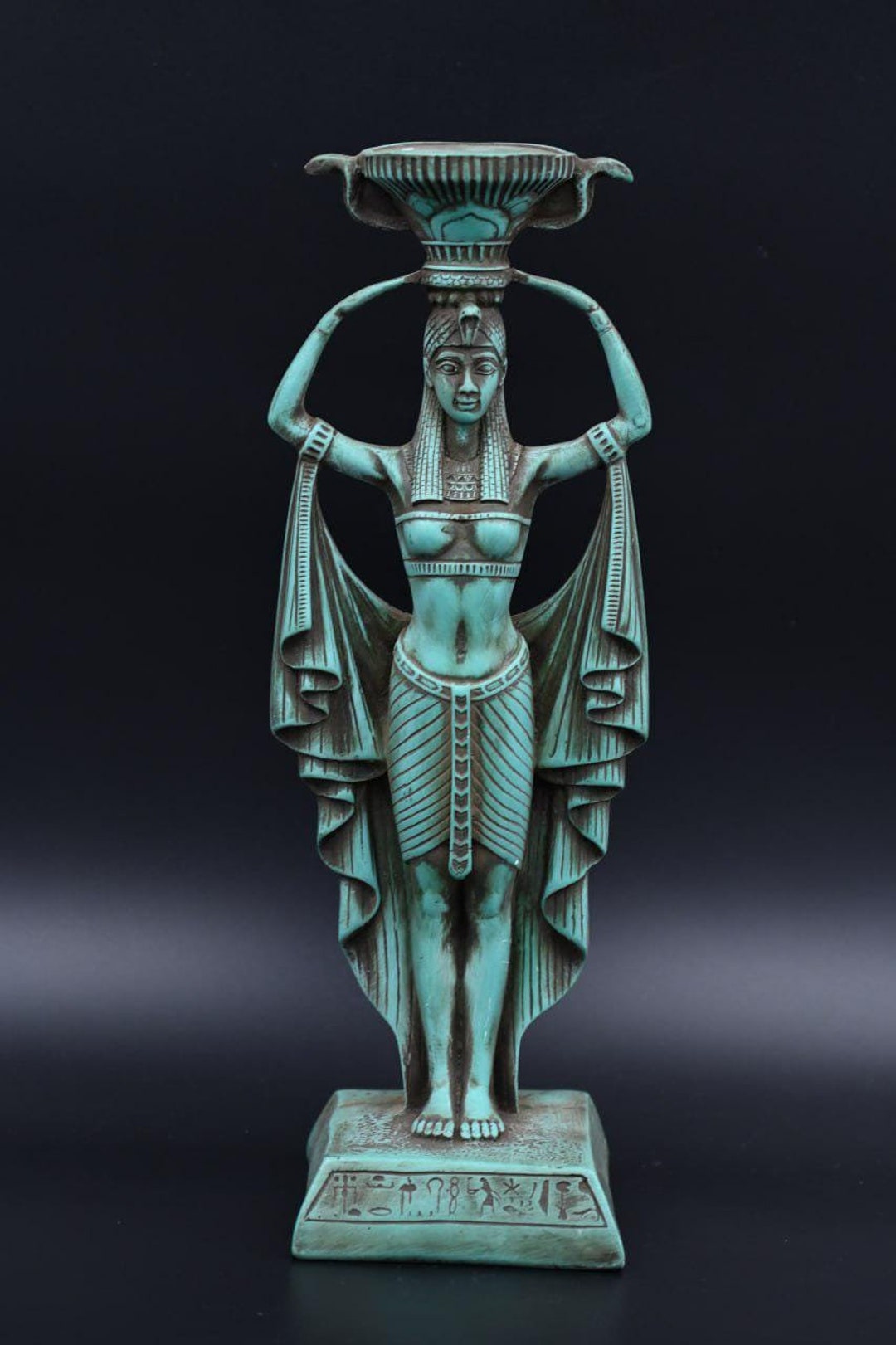 Vintage Hathor Egyptian Goddess of Heaven, Love, Beauty, Happiness, and ...