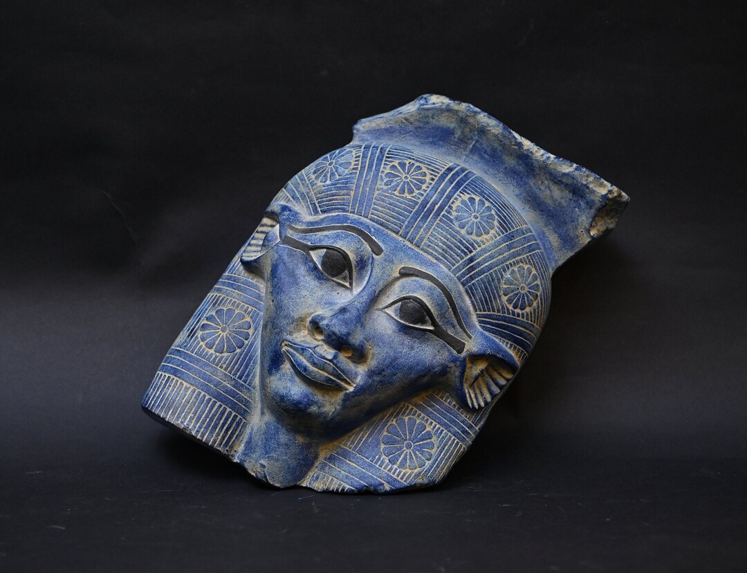 Hathor Mask, Egyptian Goddess Sculpture, Made in Egypt - Etsy