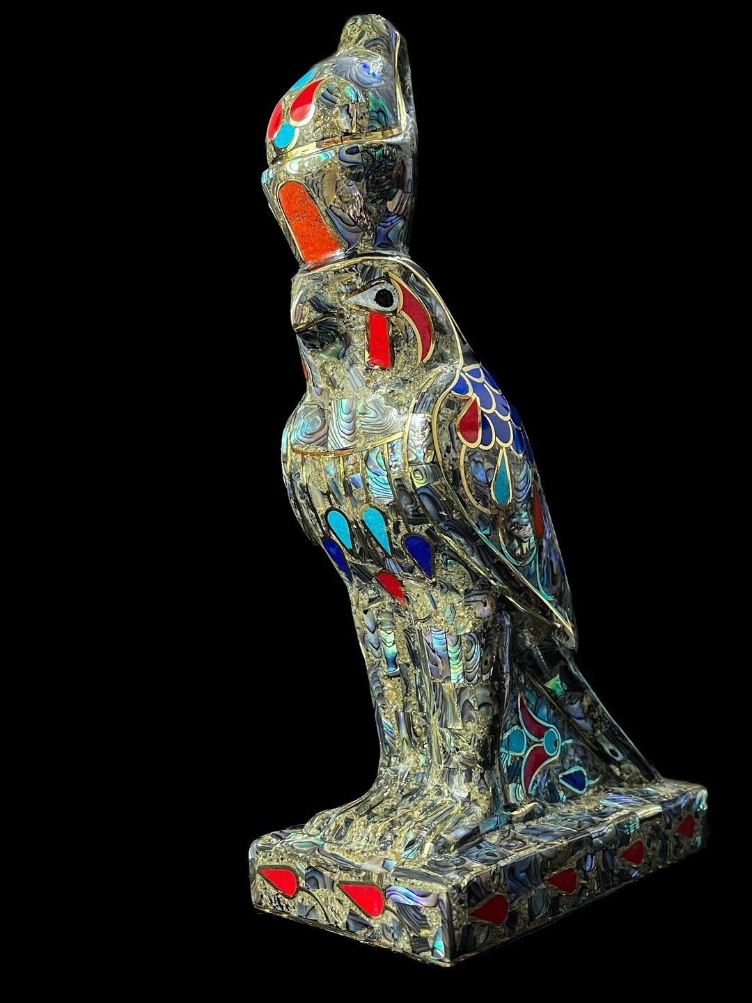 Ancient Egyptian Falcon God Horus Statue, Statue for Horus, Made of ...