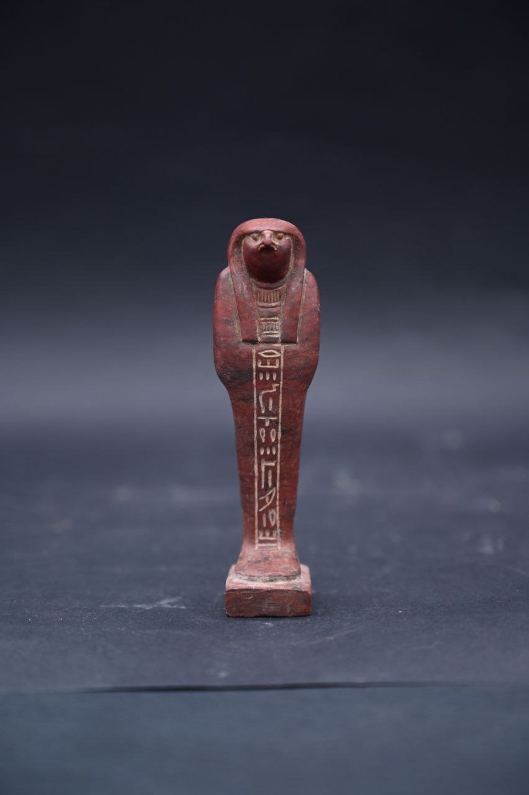 Hand Carved Egyptian God Horus Ushabti Mini Statue - Etsy