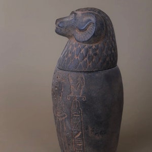 Vintage Egyptian Canopic Jar’s Handcrafted Ancient Egyptian Jars ...