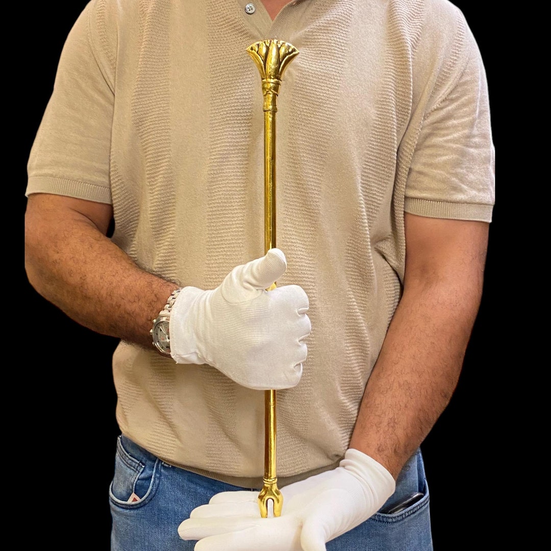 Egyptian Royal Sceptre With Lotus Flowers Symbol of Wisdom,strength ...