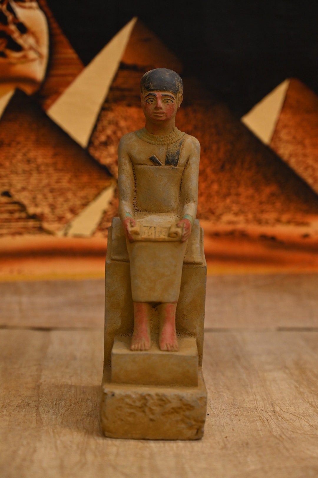 Amazing Statue of Imhotep the Egyptian Engineer/step Pyramid Builder ...