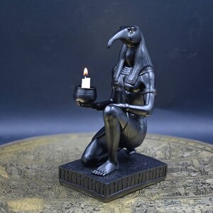 Ancient Egyptian Ibis God of Wisdom Thoth, God Thoth Candle Holder Statue. - Etsy