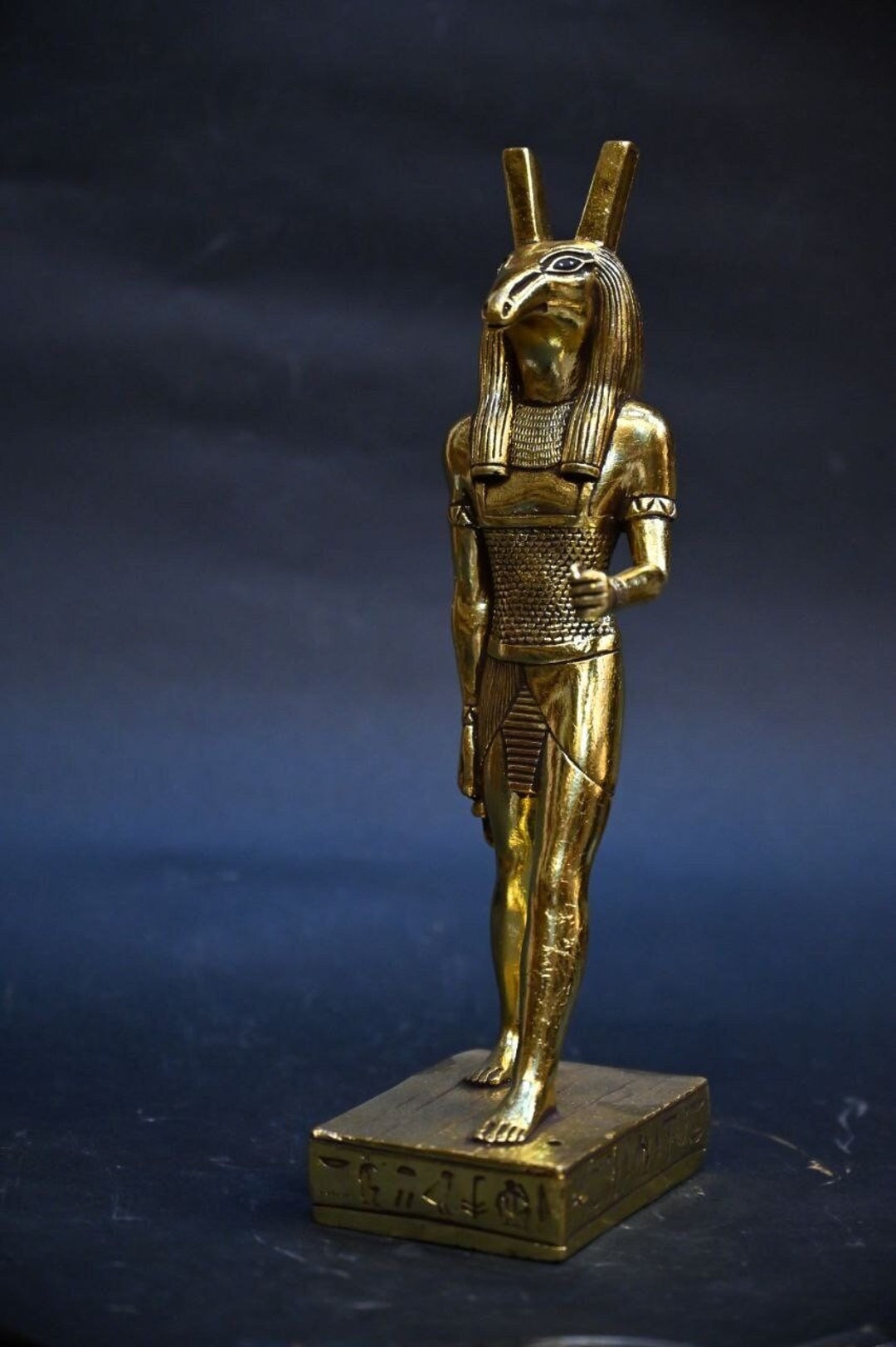 Vintage Egyptian Statue God Seth - Etsy UK