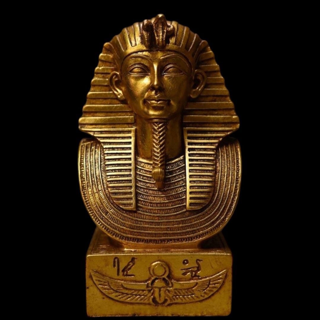 King Tutankhamun Head-exquisite Handcrafted Stone Replica With ...