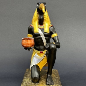 Egyptian God Thoth Candle Holder Statue, Ancient Ibis God of Wisdom - Etsy
