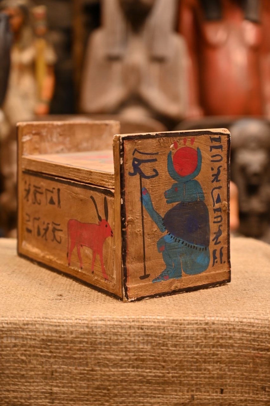 Vintage Wooden Boxes-pharaonic Boxes-egyptian Art-handicraft-egyptian ...
