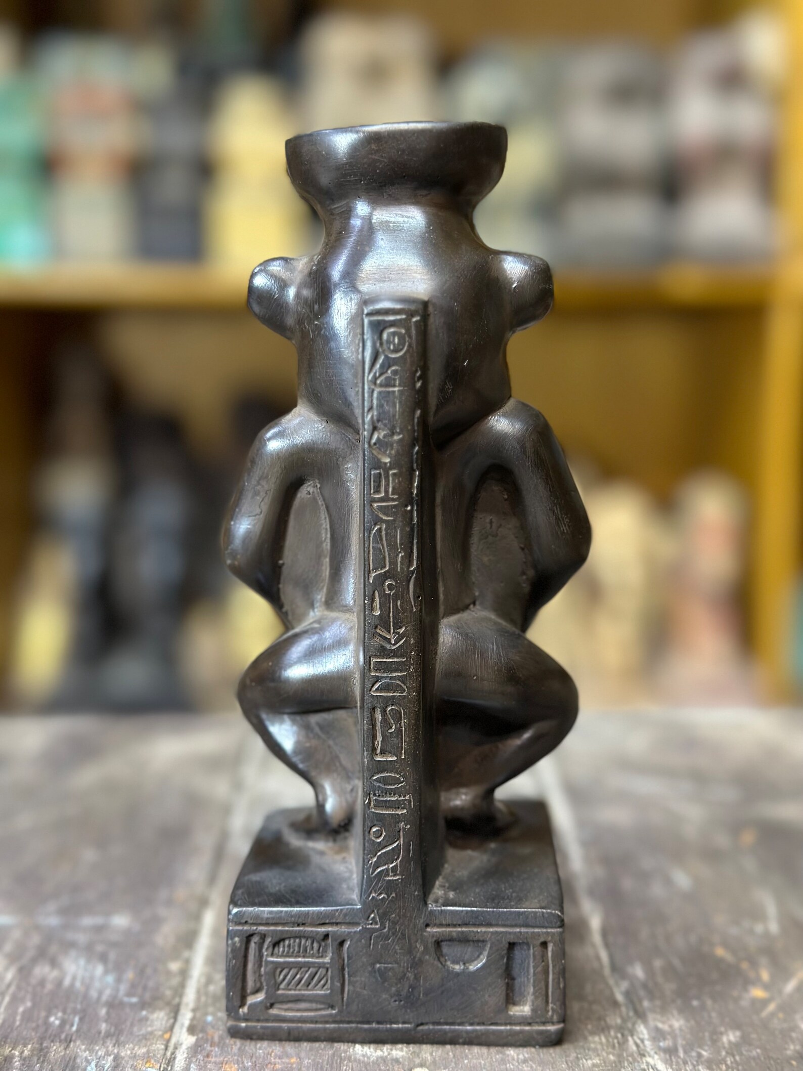 Carved Bes Statue, Egyptian God of Fun, Ancient Decor - Etsy