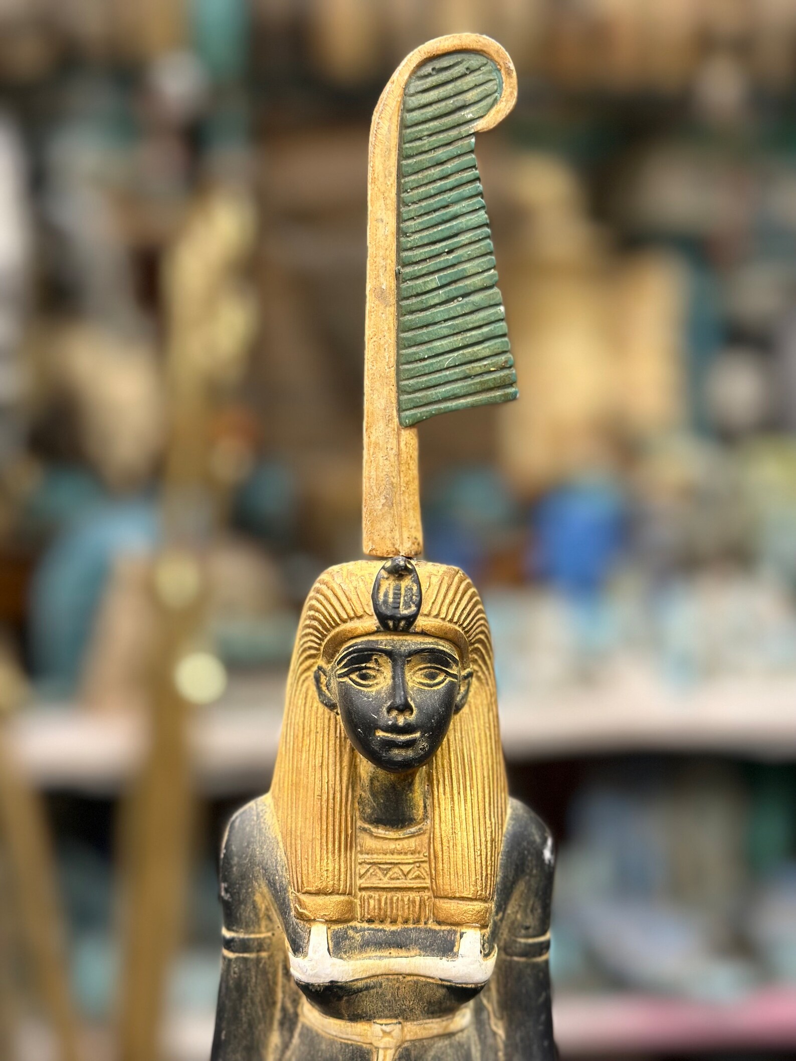 Vintage Egyptian Maat Statue – Goddess of Truth, Justice Sculpture - Etsy