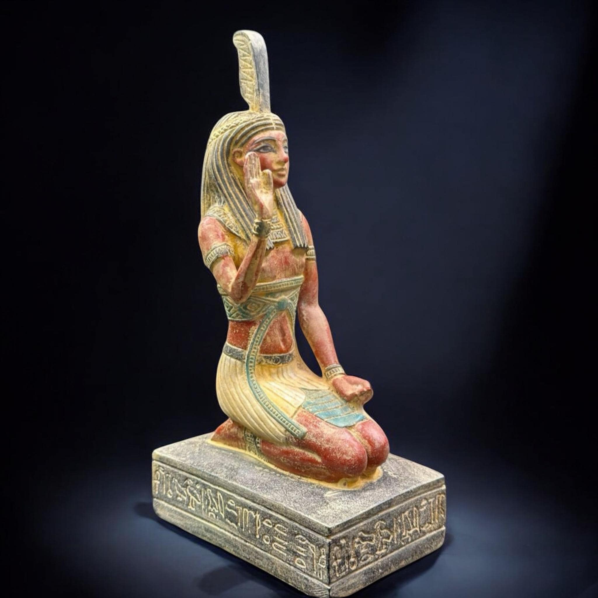 Ancient Egyptian Maat Goddess Statue – Balance, Order, Justice Symbol ...