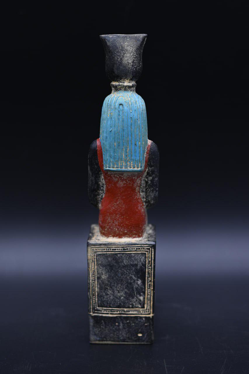 Rare BC Hathor Statue: Ancient Egyptian Stone Antiquity - Etsy
