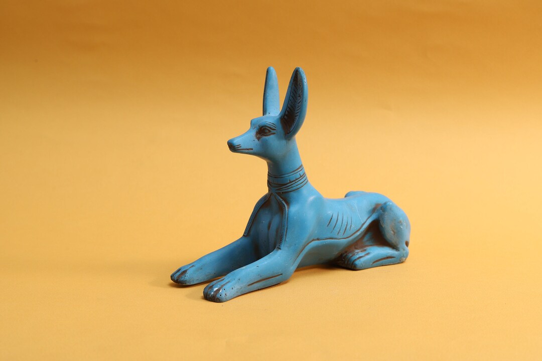 Anubis Statue Made of Lapis Lazuli/handicraft/egyptian Pharaonic ...