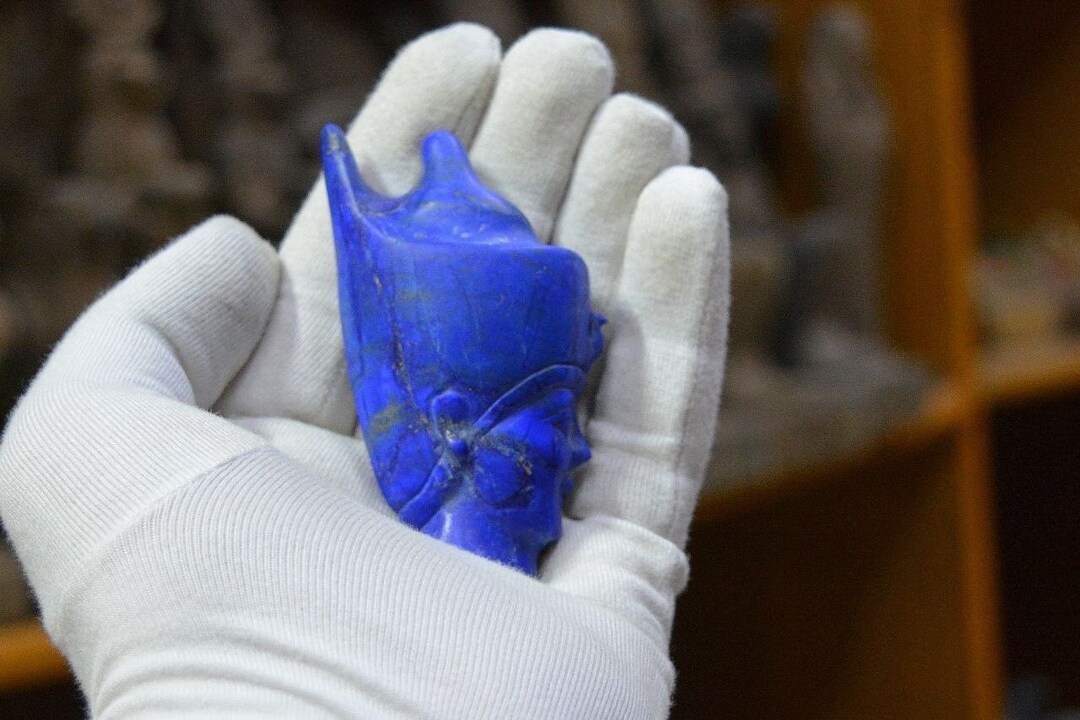 Handcrafted Lapis Lazuli Ramses Amulet, Egyptian Mythology Replica - Etsy