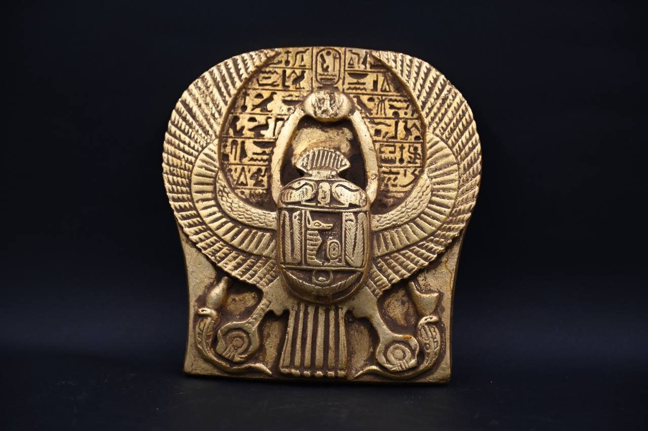 Egyptian Winged Scarab, Egyptian Winged Scarab With Sun Disk. - Etsy