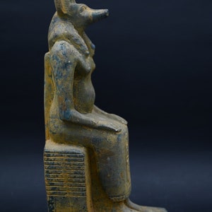 Unique Anubis Statue-egyptian Pharaonic Statues/sculptures/museum Piece ...