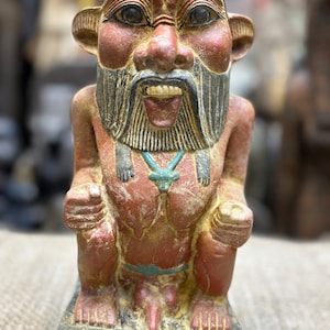 Bes Antique Statue God of Fun Pleasure in Ancient Egypt-god of ...