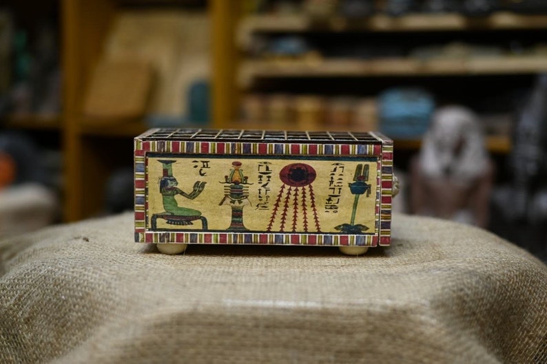 Marvelous Senet Game-egyptian Games-egyptian Unique Senet Game Board ...