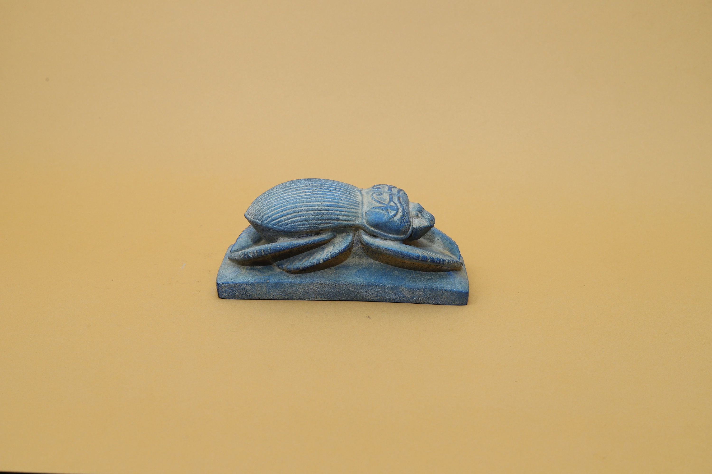 Handmade Stone Scarab Statue: Egyptian Home Decor - Etsy