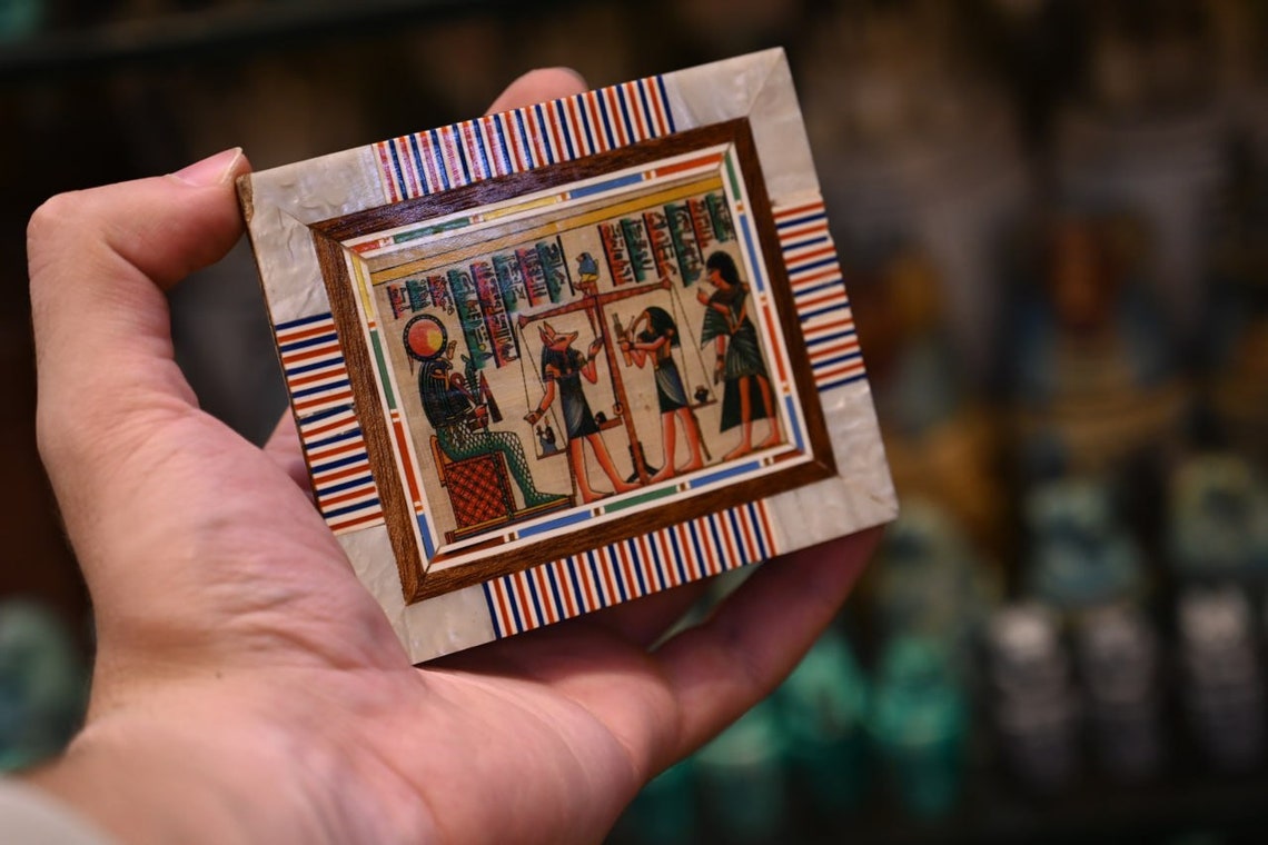 An Egyptian Box Inscribed With Pharaonic Inscriptions-antiques-replica ...
