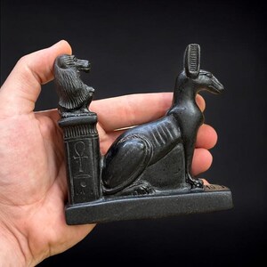 God Seth With God Bes Amazing Statue of Set Ancient Egyptian Religion ...
