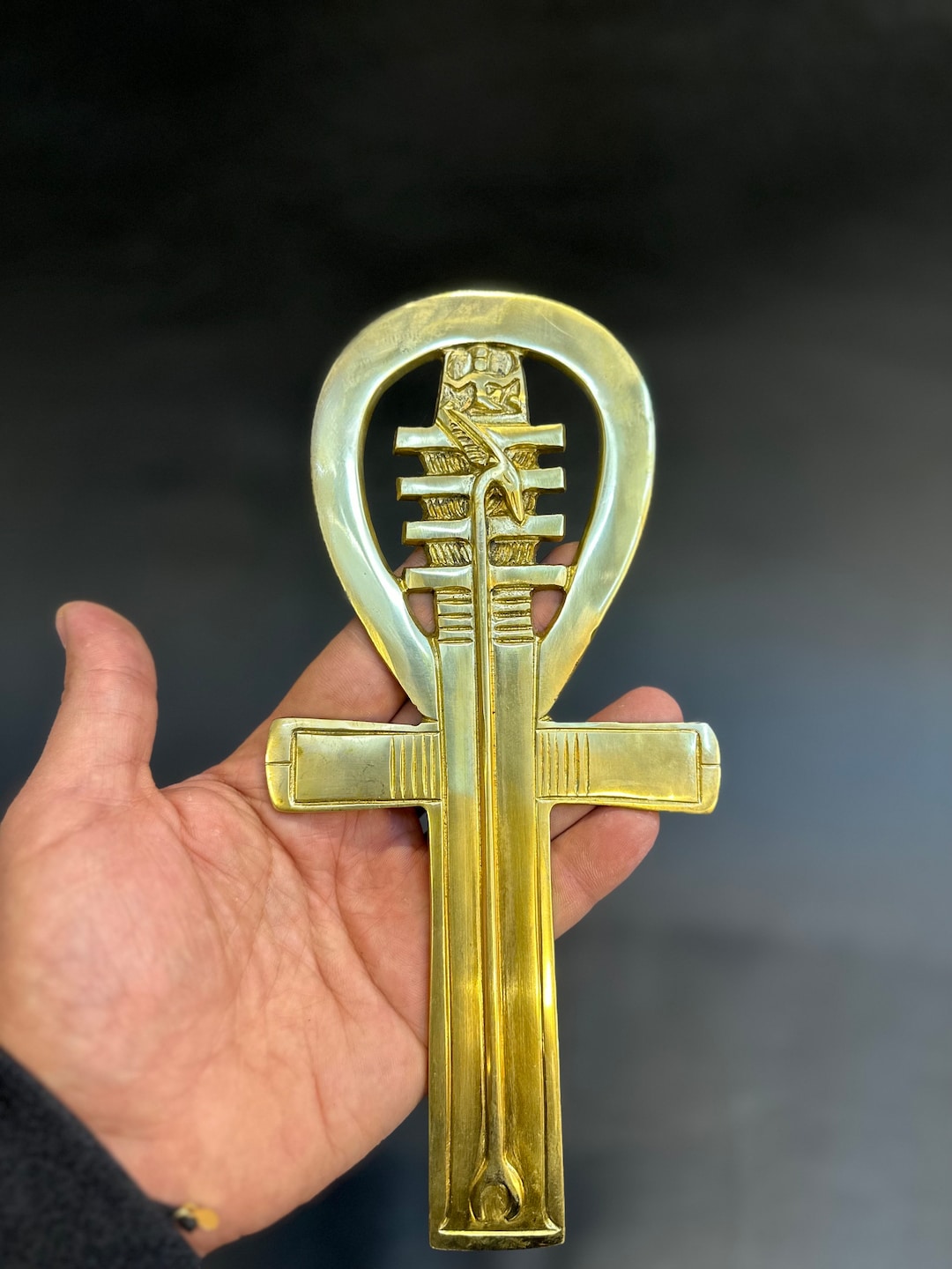 Beautiful Key of Life-djed and Was-sceptre-symbol of Strength ...
