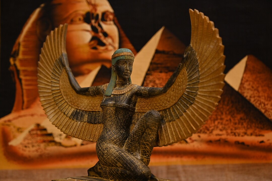 Isis the Pretty Goddess of Love-protection-beauty-handcrafted Sculpture ...