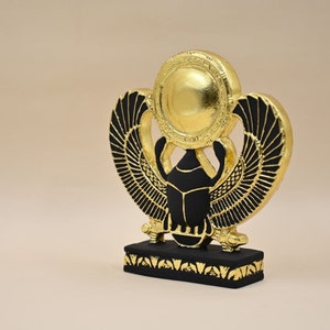 Egyptian Winged Scarab With Sun Disk - Etsy