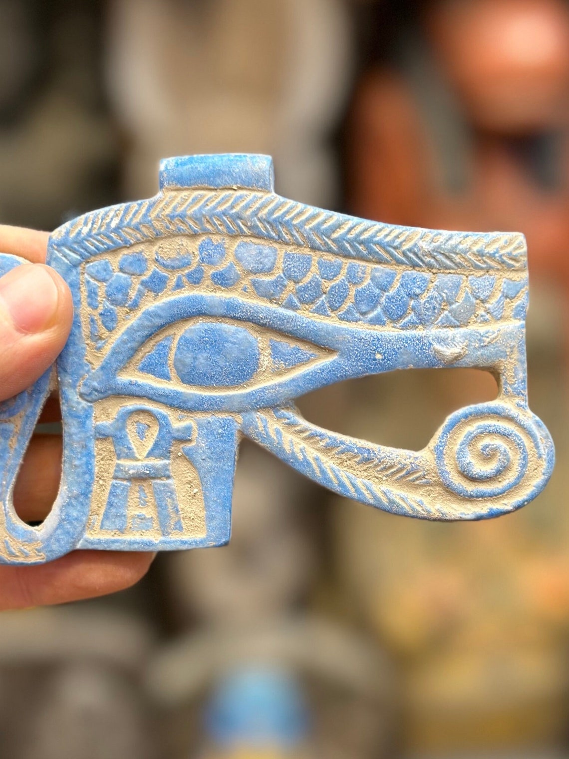 Eye of Horus Wedjat-ceramic Frame to Hang on the Wall Most Important ...