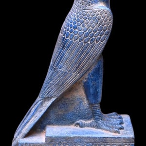 Horus-amazing Blue Statue of the God Horus God Protection-peace-ancient ...