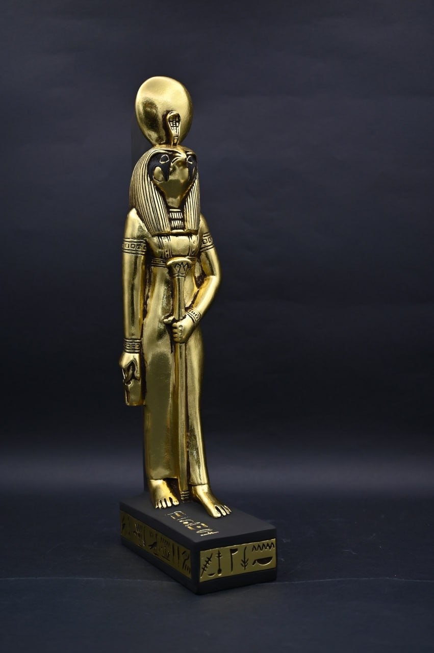 RA- Egyptian God RA Statue-god of the Sun- Made From Solid Stone ...