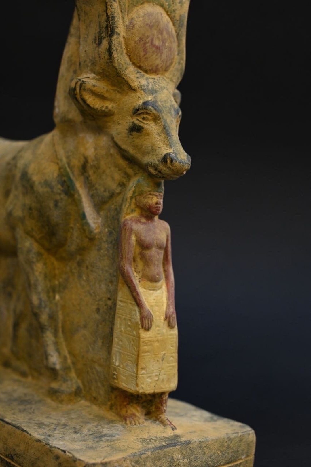 Masterpiece Statue of Hathor the Egyptian Goddess of Motherhood and ...