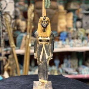 Vintage Egyptian Maat Statue – Goddess of Truth, Justice Sculpture - Etsy