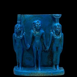 Horus Trinity With His Mother Isis and His Aunt Nephthys Made in Egypt ...