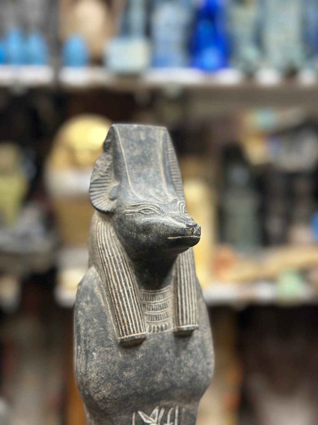 Anubis God of Mummification-real Granite Egyptian Antique Egypt Carving ...