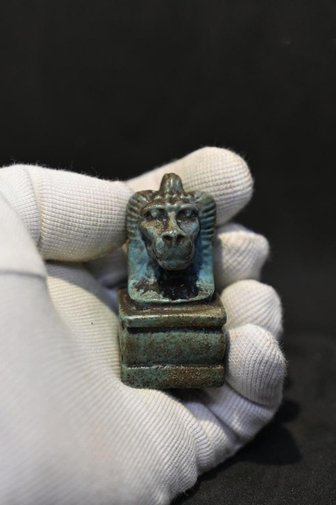 Thoth Egyptian Amulet Pendant Stone Made Handcrafted Egyptian Goddess ...