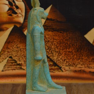 Sweet Standing Statue of the Goddess Tefnut, Goddess of Water in ...