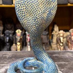 Gorgeous Uraeus Serpent -cobra Statue, One of the Most Important ...