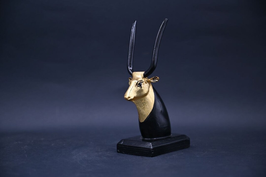Egyptian Goddess Hathor Cow Form and Faithful Face, Egyptian Hathor ...
