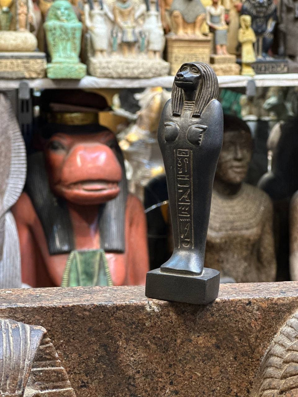Masterpiece Statue of Thoth-god Baboon-symbol of Wisdom Writing-the ...