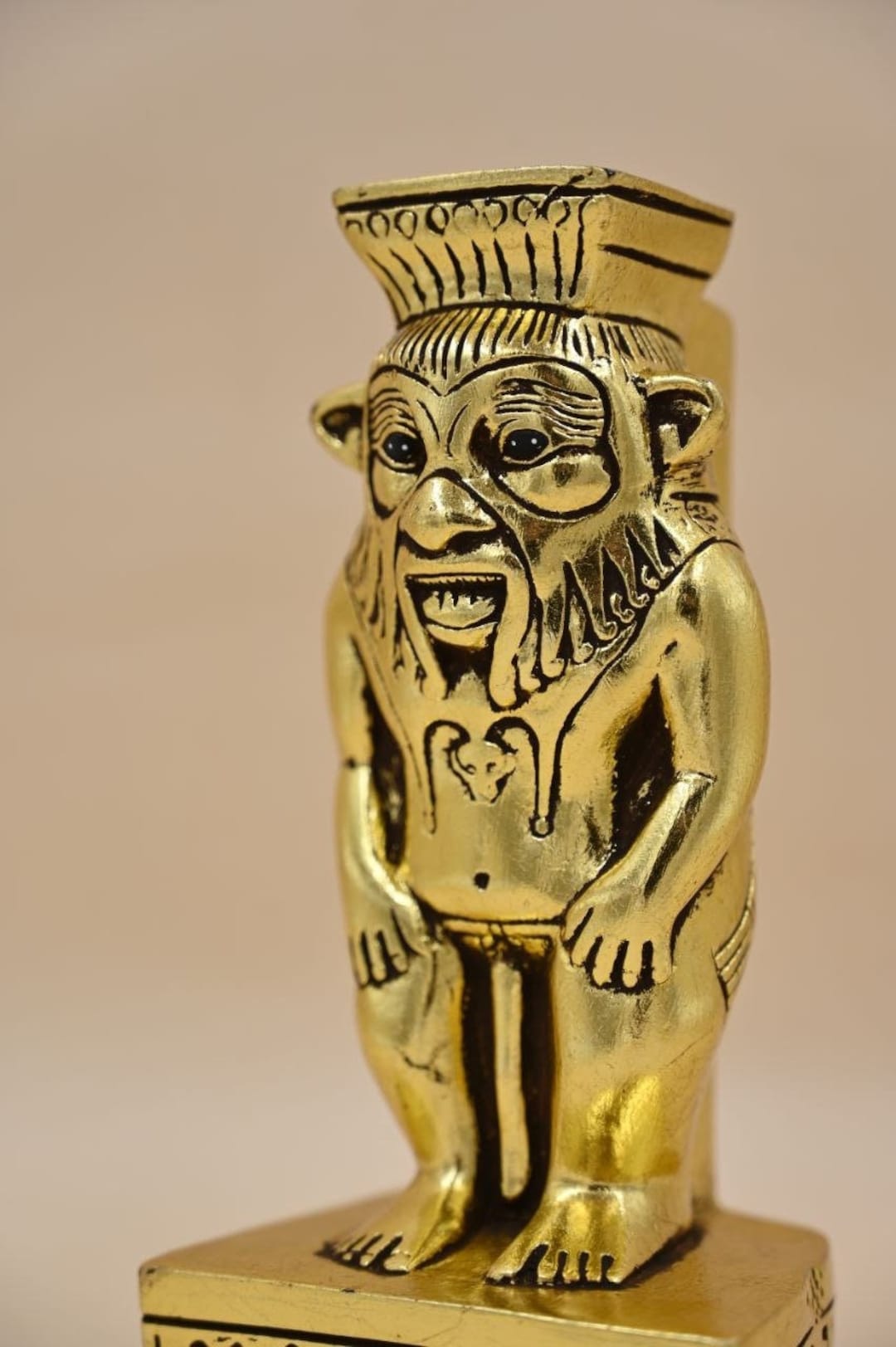 Ancient Egyptian God Bes Statue - Etsy