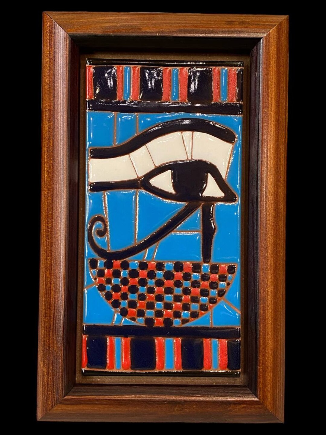 Eye of Horus Ceramic Frame to Hang on the Wall Most Important Symbols ...