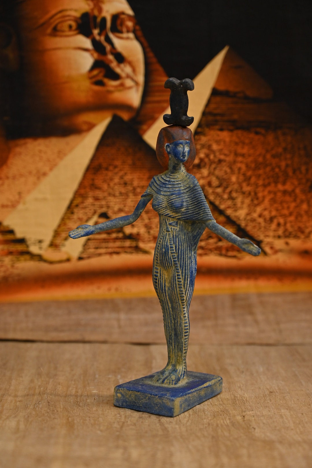 Fabulous Neith Statue Egyptian Goddess of War-weaving-a Creator Goddess ...
