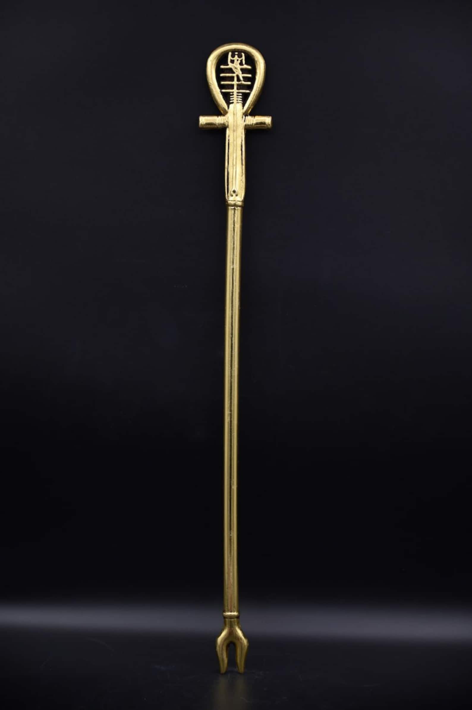 Brass Ankh Djed Was Scepter, Egyptian Symbol of Life - Etsy